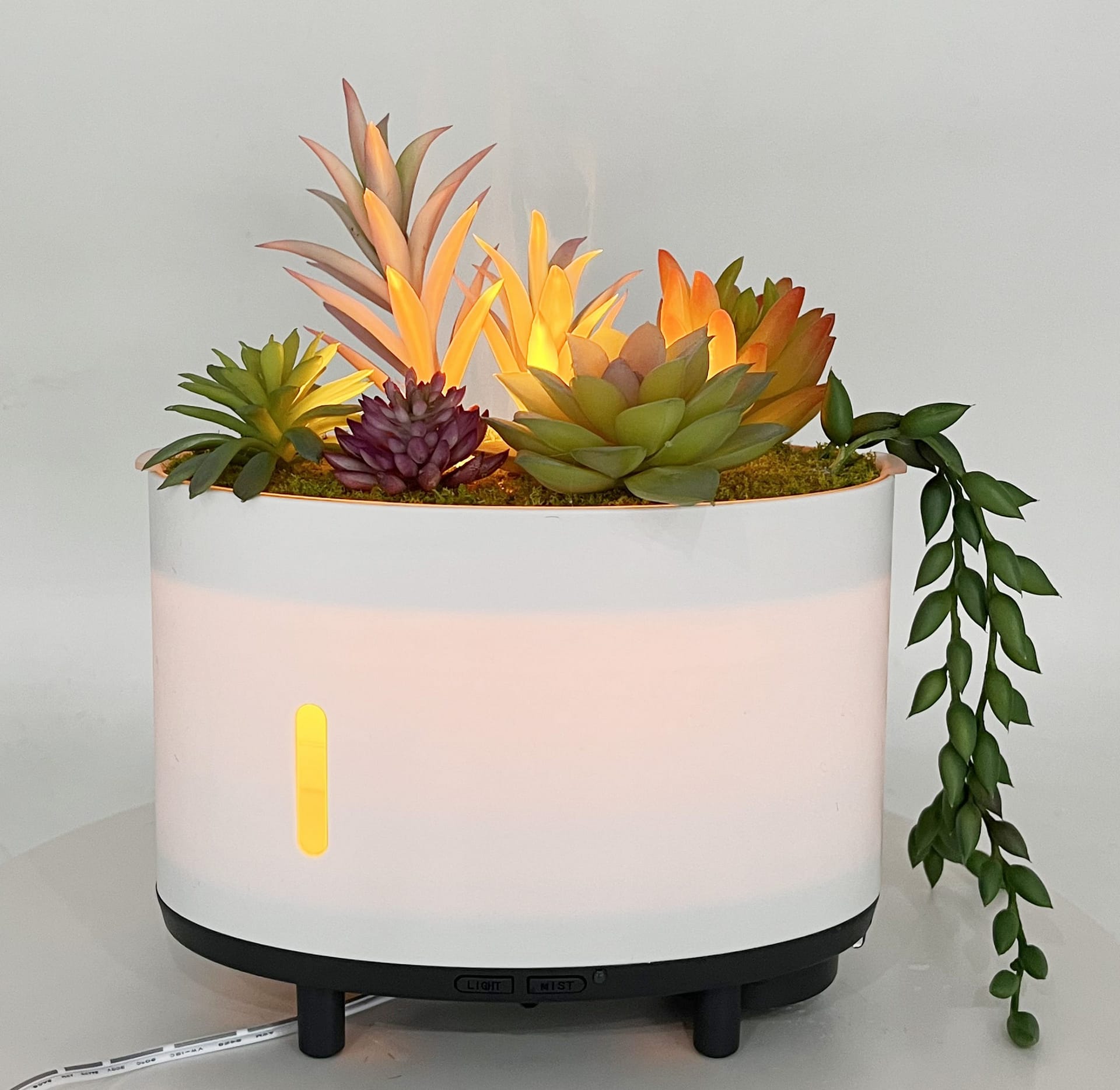 Simulation plant ultrasonic humidifier aroma diffuser for home scent ...